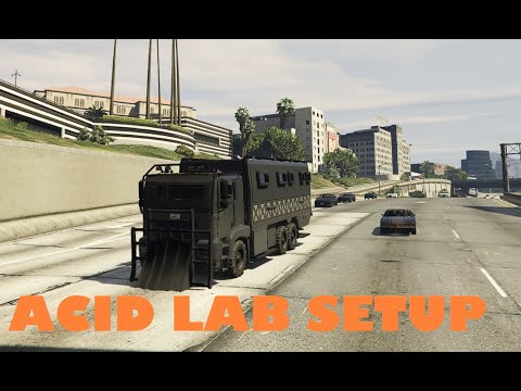 SETTING UP THE ACID LAB! -GTA ONLINE- - YouTube