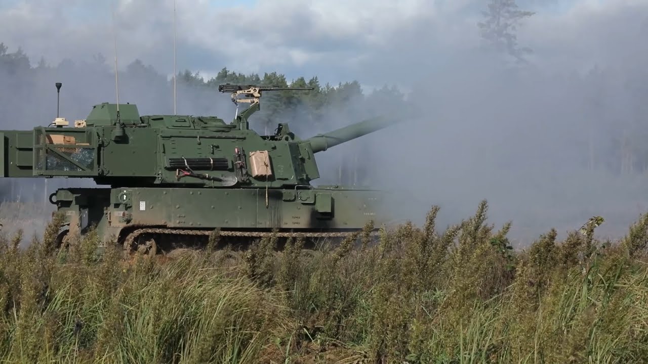 Artillery Power in Action: US Army M109A7 Paladin Crews at NATO ...