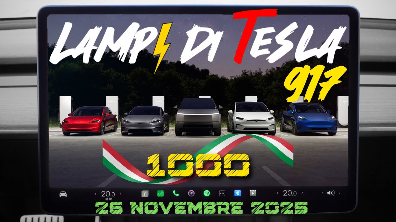 1000 Supercharger in Italia! Stalli temporanei Thanksgiving ...