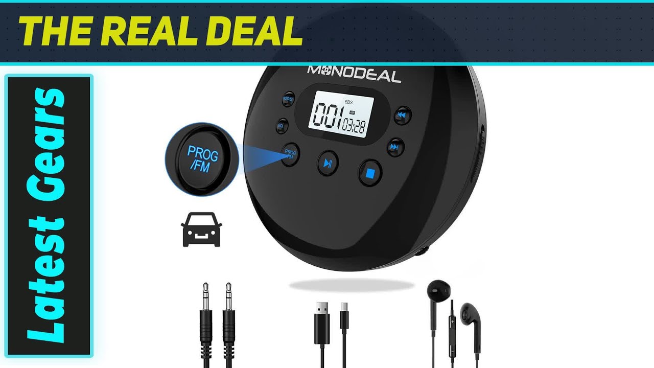 MONODEAL CD Player Portable: The Best Way to Enjoy Your CDs Anywhere ...