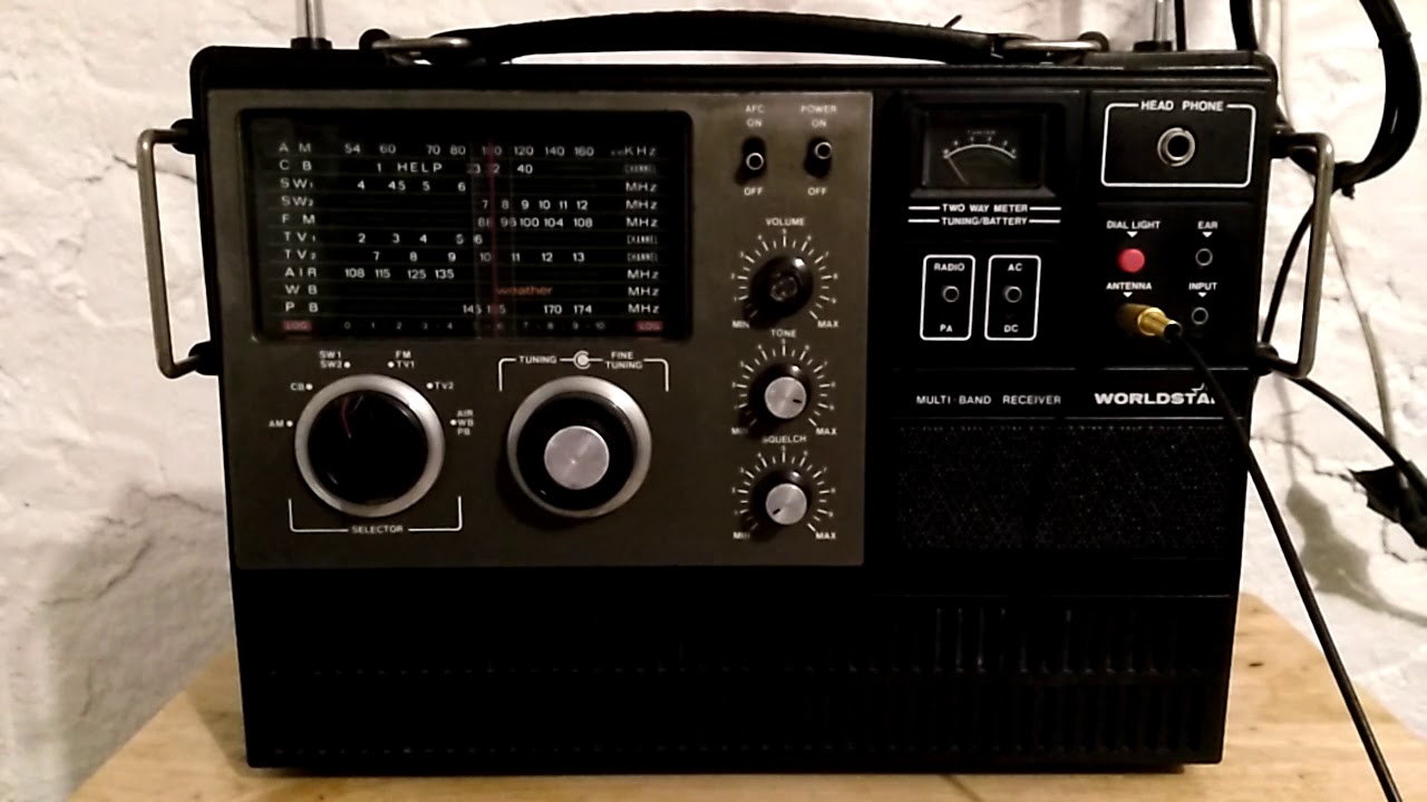 1974 Vintage Worldstar MG-6000 Multi Band Radio - Shortwave broadcast ...