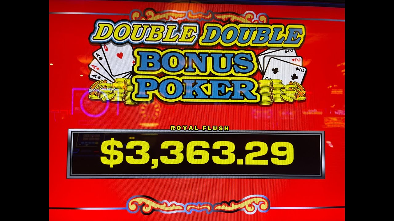 Video Poker: Double Double Bonus Poker Progressive - 50 cent machine ...