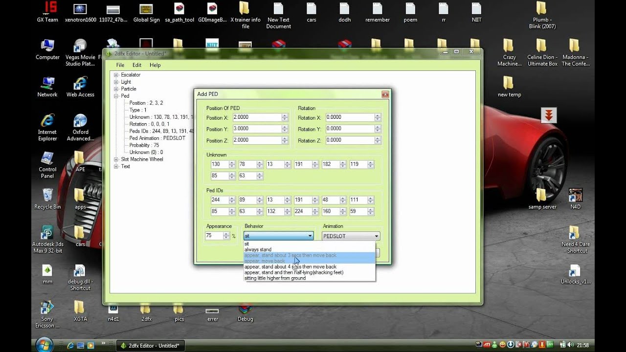 How to use 2dfx editor - YouTube