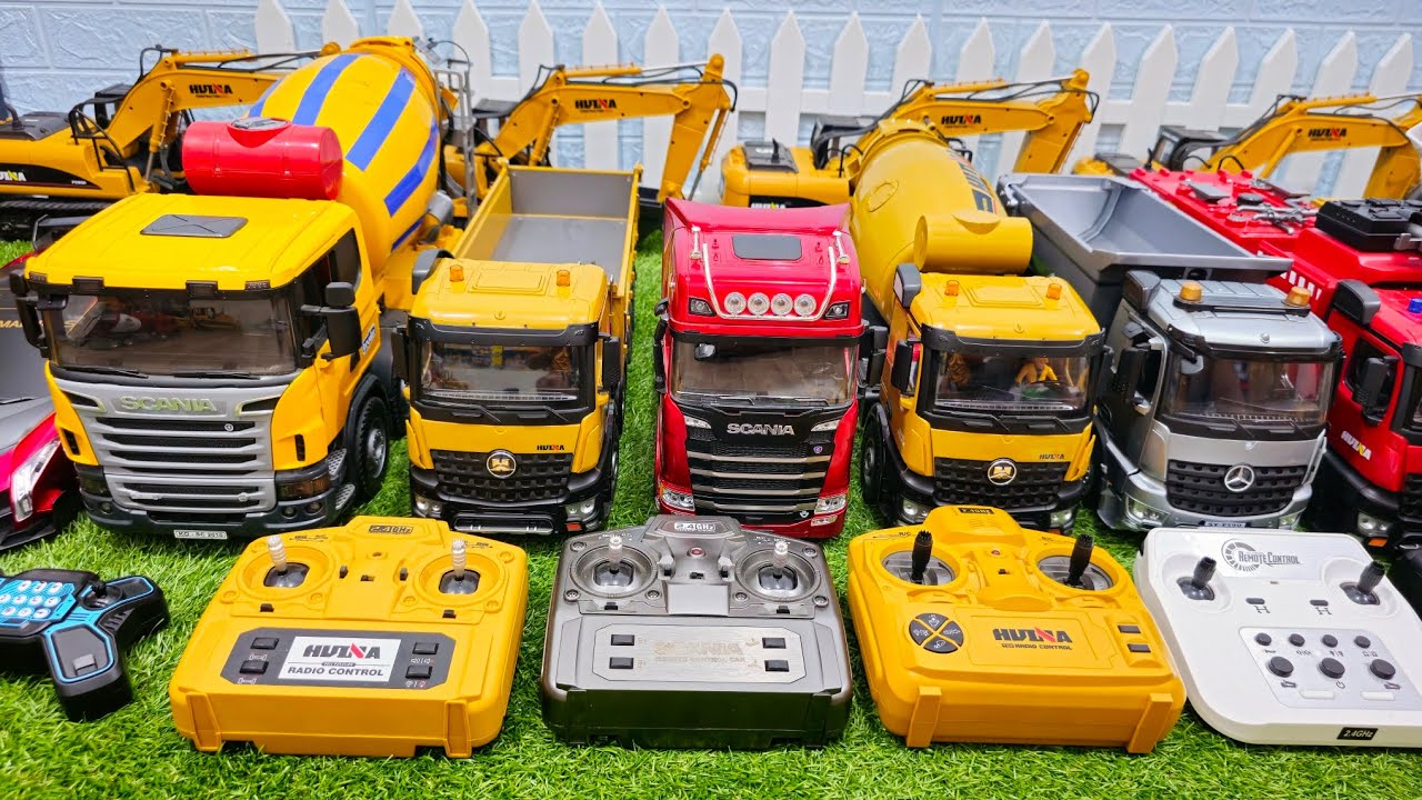 Truk molen scania, rc truck konstruksi, dump truck, truck trailer ...