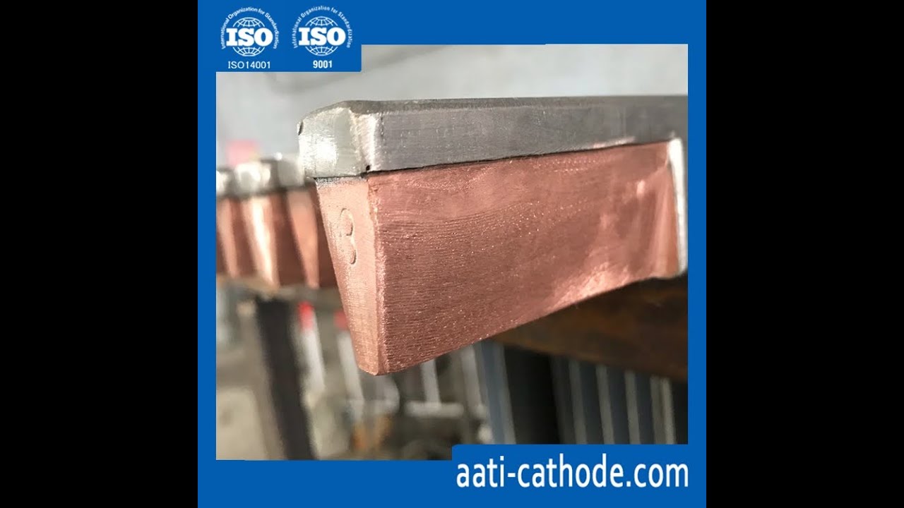 stainless steel cathode sheet - YouTube