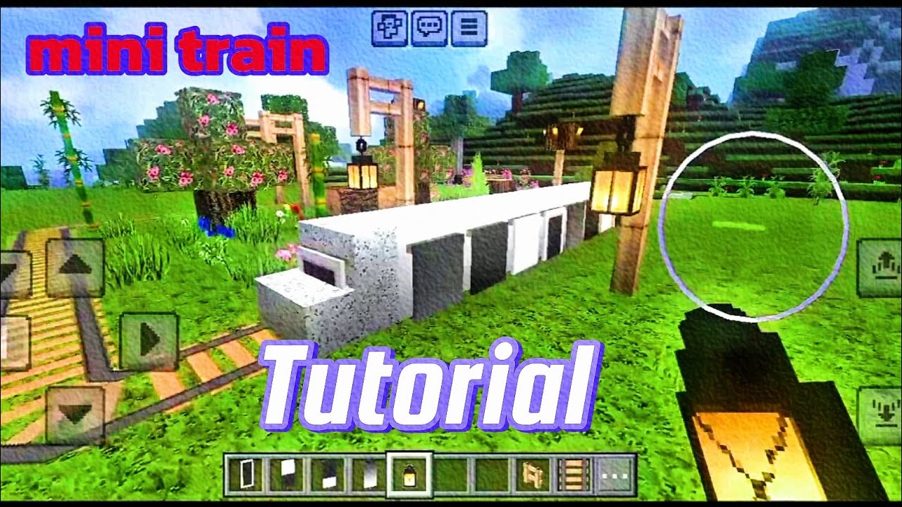 Best Mini Train in Minecraft tutorial in Minecraft - YouTube
