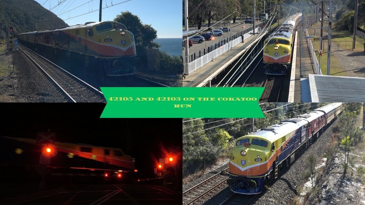 42105 and 42103 on the cockatoo run - YouTube