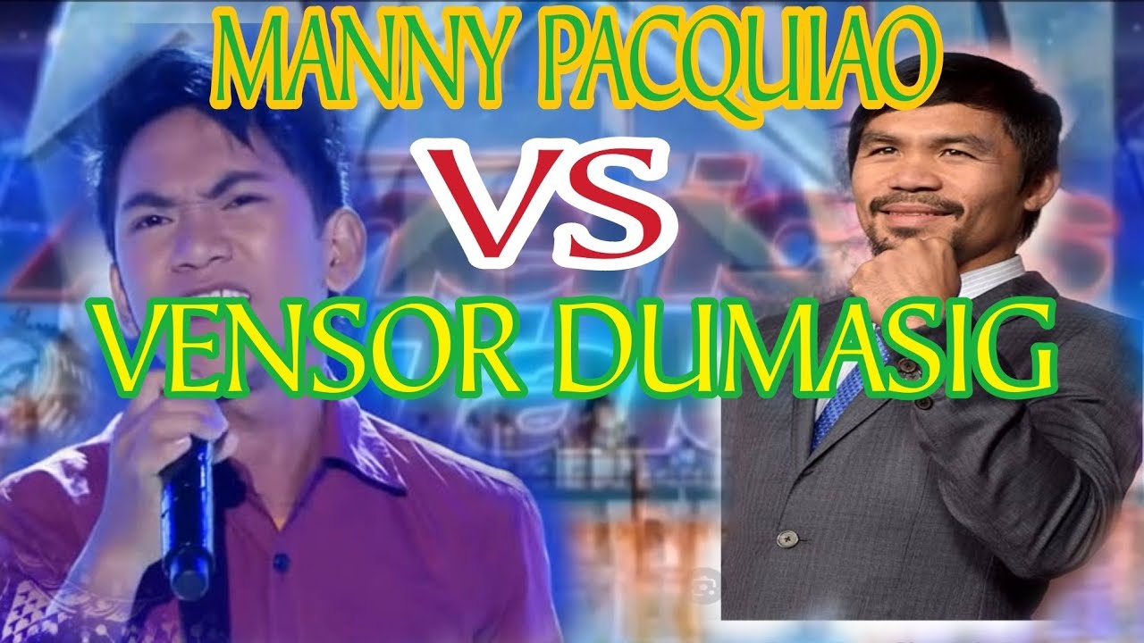 MANNY PACQUIAO vs VENSOR DUMASIG - YouTube