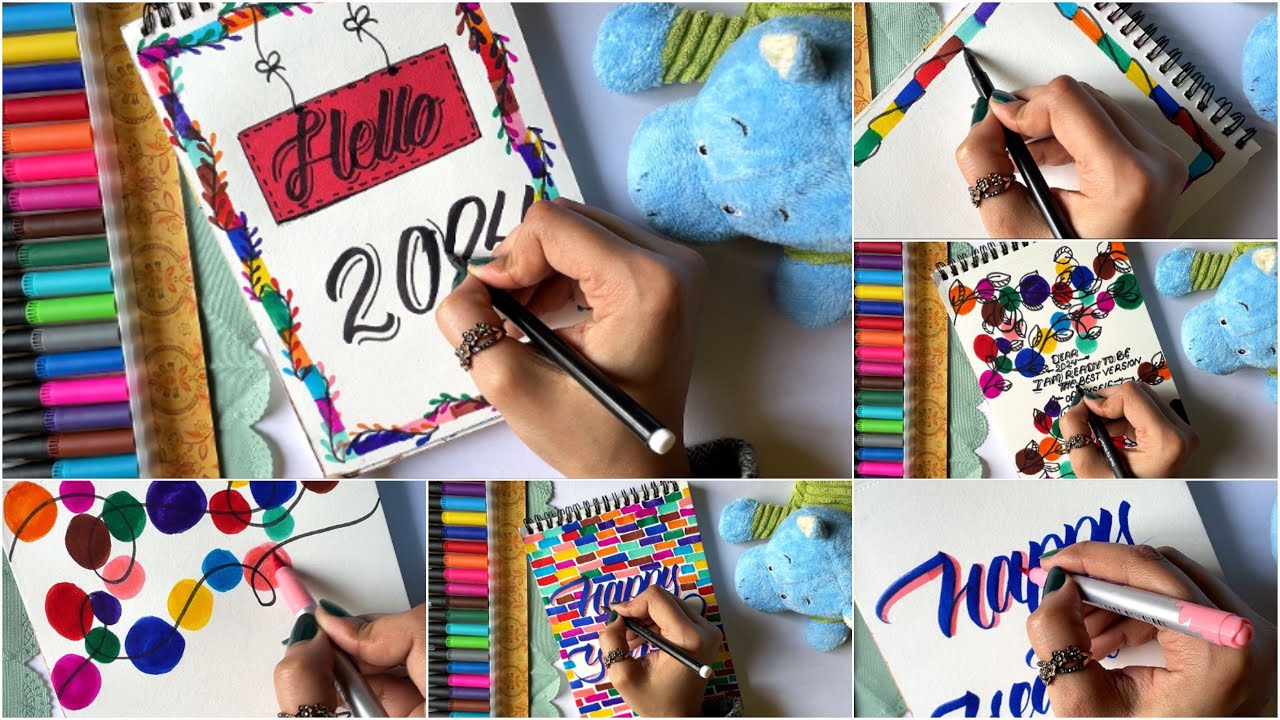 HeYaaa!!! 2024 | Front page for 2024 | Card 🥳 | NIDA🌼KHAN # ...