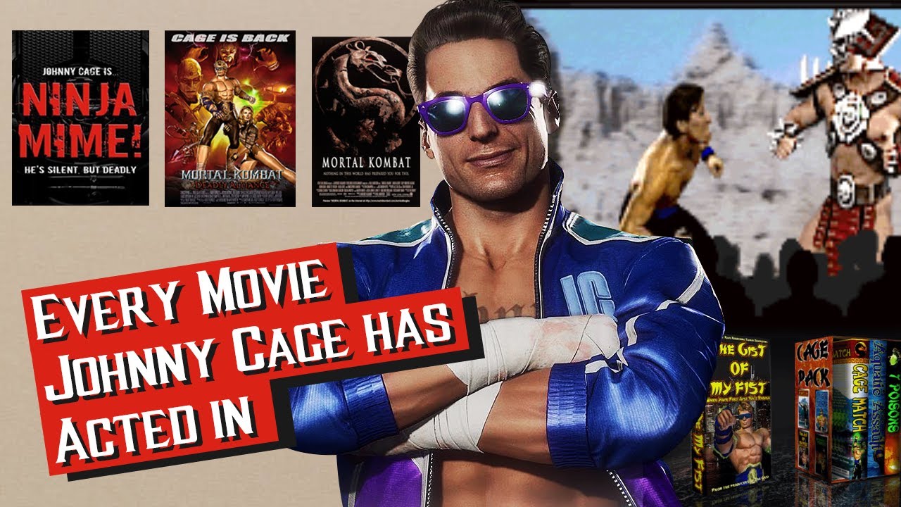 Every Movie Johnny Cage has Acted in | Mortal Kombat Lore - YouTube