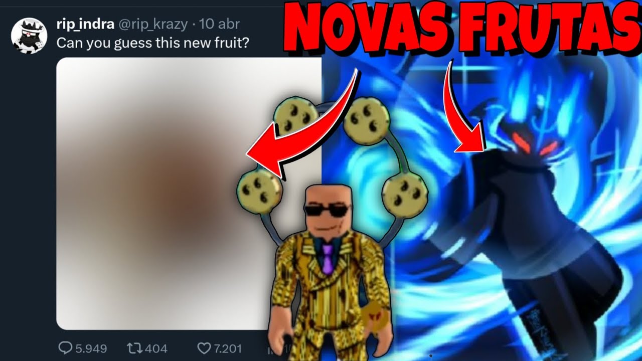 BLOX FRUITS UPDATE 20, TUDO SOBRE A ATUALIZAÇÃO! NOVAS FRUTAS? - Roblox ...