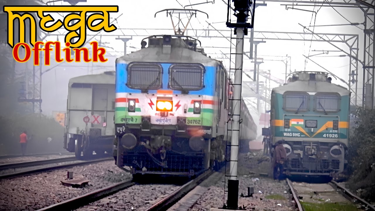 Mega Offlink SRC “NABADIGANTA” WAP-7 Lead 12392 New Delhi - Rajgir ...