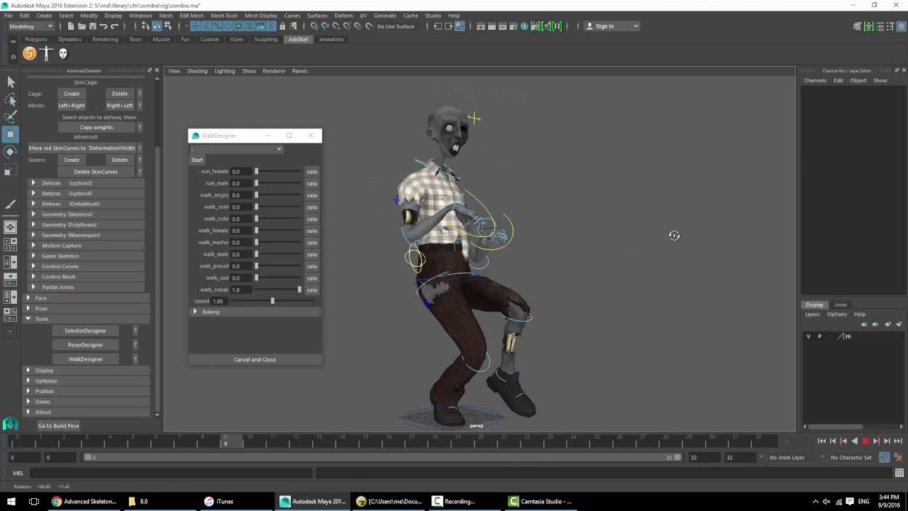 Asymmetrical characters - YouTube