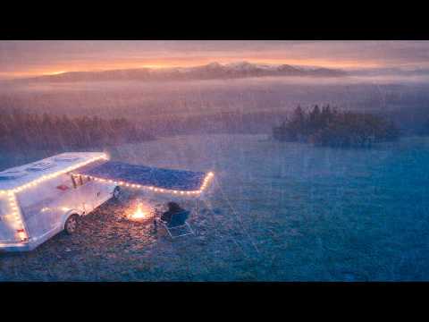 2 Days Heavy Rain Camping  | Cozy Camper Compilation