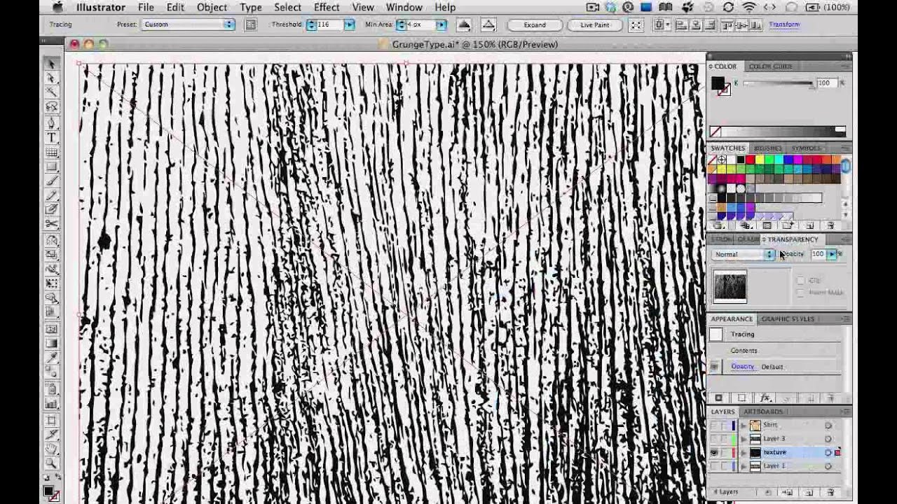 VectorTUTS_GrungeType - YouTube