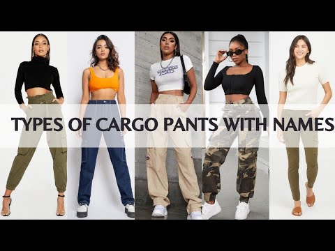 Types of Cargo Pants for Women with Names - YouTube