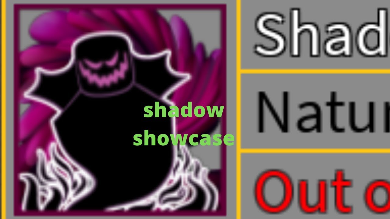 blox fruits shadow fruit showcase is insane fruit!! fly damage? - YouTube