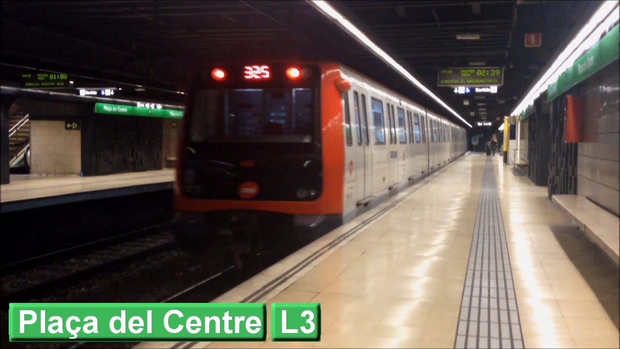 Metro de Barcelona : Plaça del Centre L3 ( TMB 3000 - 5000 ) [2016 ...