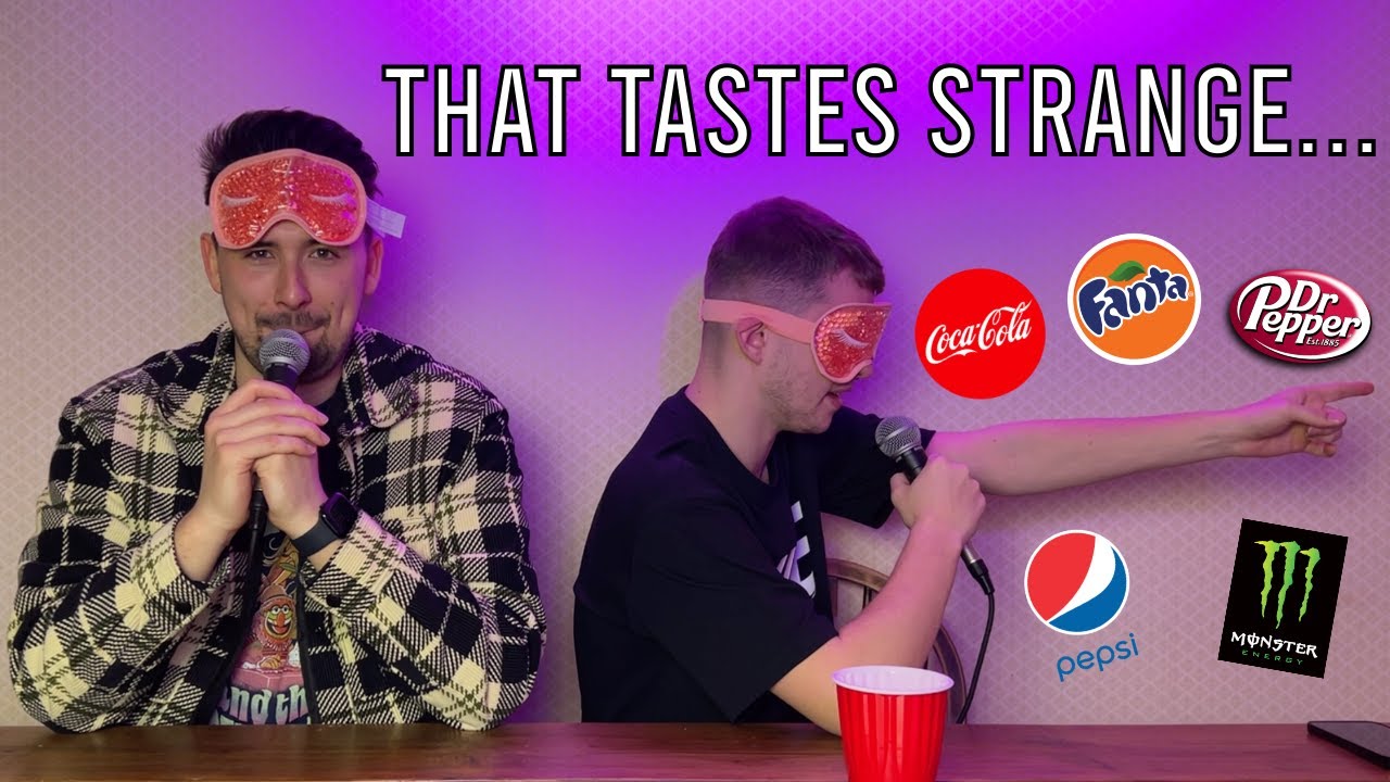 BLIND UK DRINKS TASTE TEST - YouTube