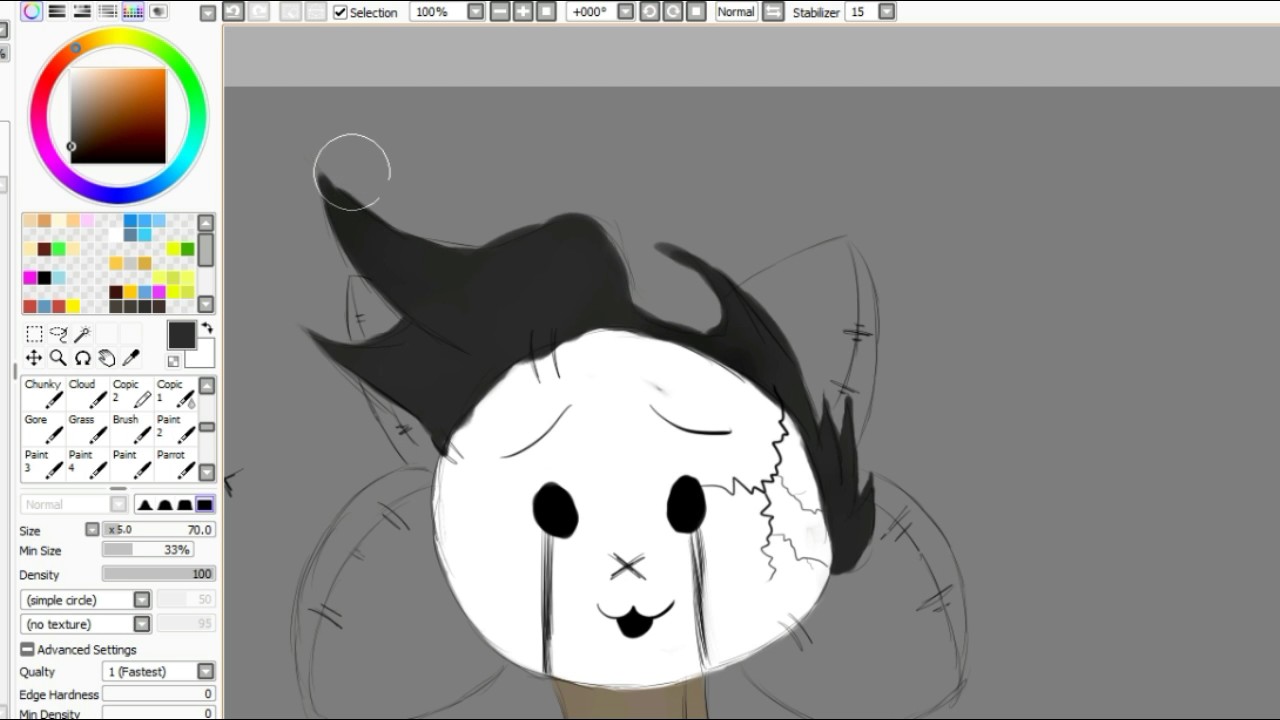 [SPEEDPAINT] HorrorTale Temmie - YouTube