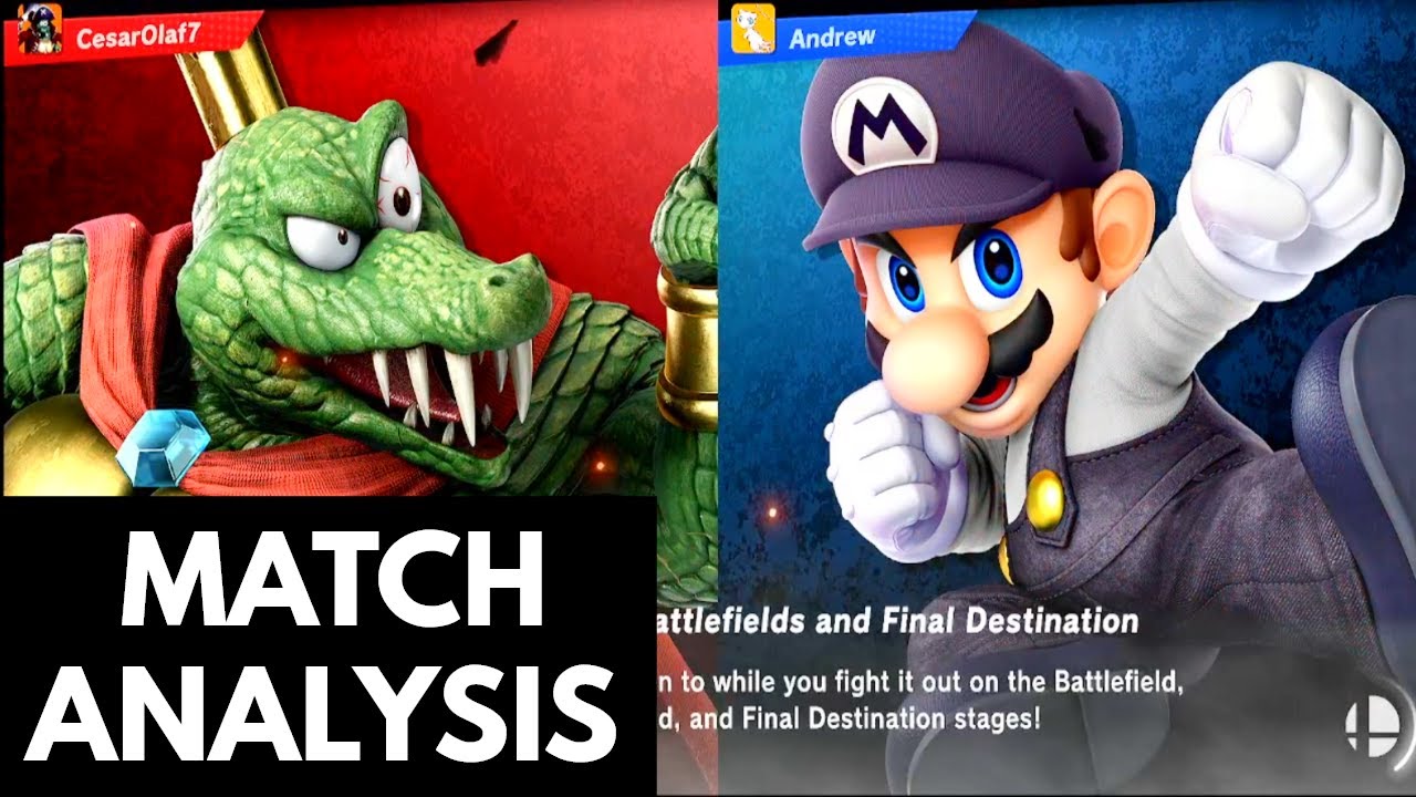 [Commentated] AndrewAJT (Mario) vs CesarOlaf007 (K Rool) - SBBU Grand ...