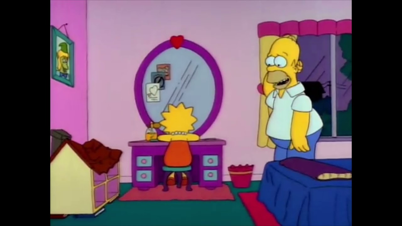 The Simpsons - Lisa Calls Homer A Baboon - YouTube