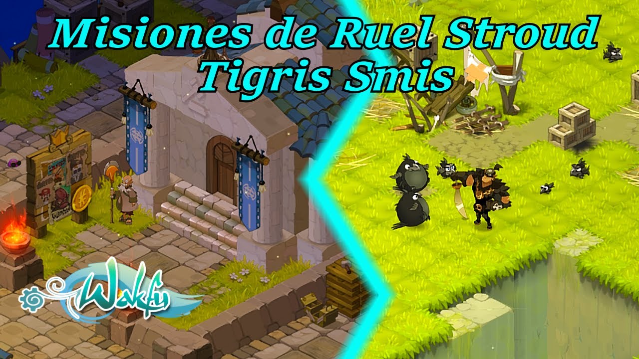 Wakfu Gameplay - Misiones de Ruel Stroud - Tigris Smis en Español - YouTube