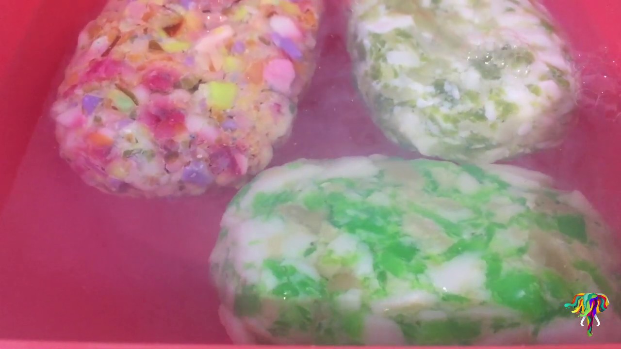 Mushy Soap - Soaked Soap with Recycled soaps / Relaxing Video - YouTube