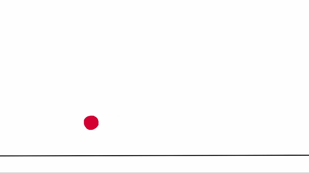 bouncing ball sound animation - YouTube