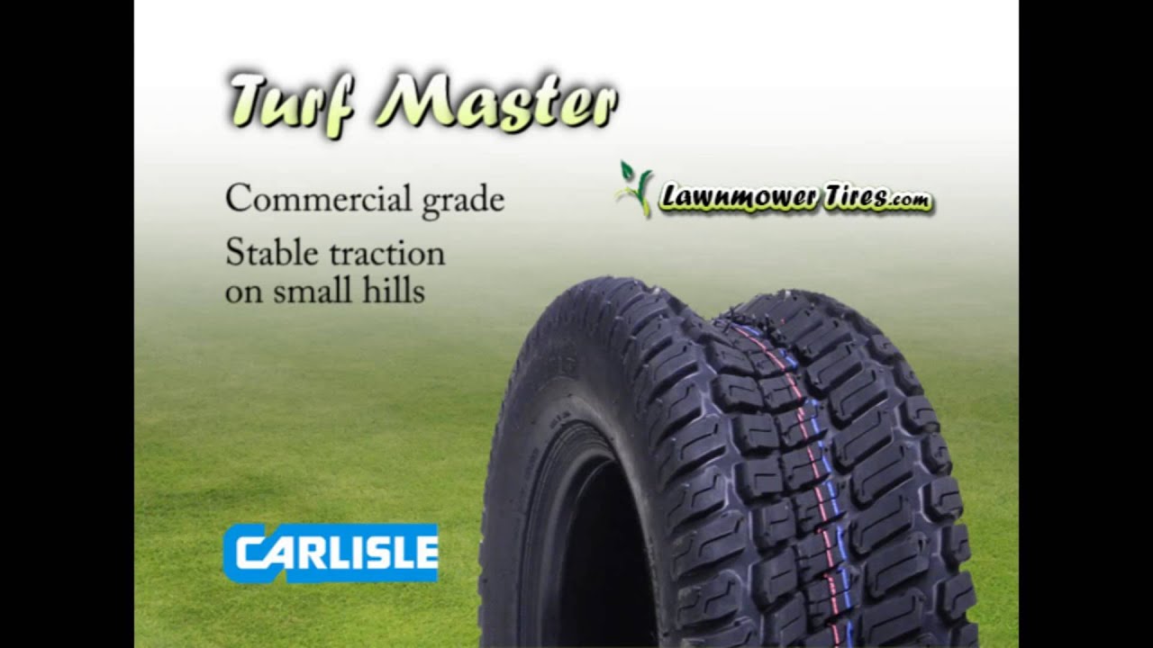 Carlisle Turf Master Lawn Tires - YouTube