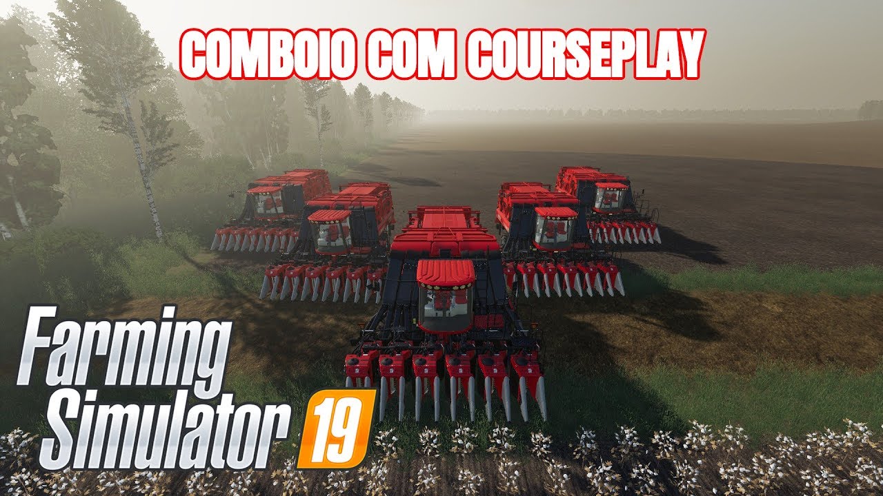 5 COLHEITADEIRAS COURSEPLAY | APRESENTANDO MODs | FS19 - YouTube