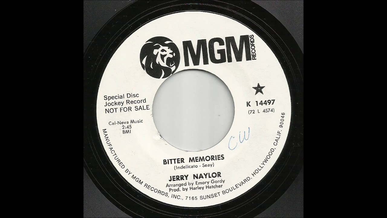 Jerry Naylor - Bitter Memories - YouTube