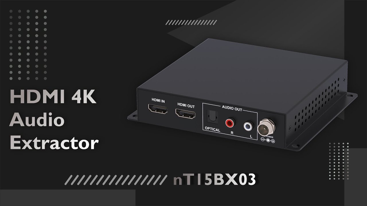 HDMI 4K AUDIO EXTRACTOR | 15BX03 | CPLUS-V11PE2 - YouTube