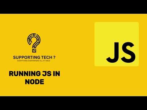 JAVASCRIPT - SETTING UP NODE FOR JS (01-b) - YouTube