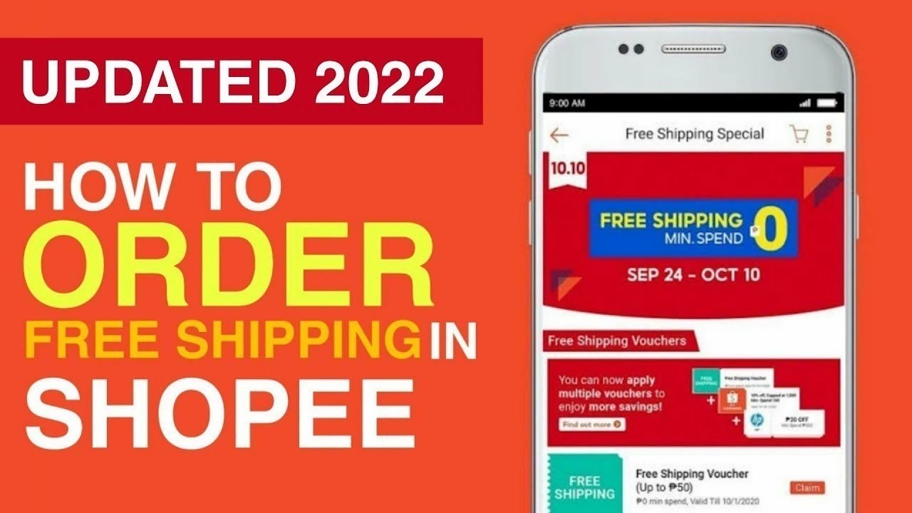 How to PLACE ORDER in SHOPEE APP | Cash On Delivery | Free Shipping ...