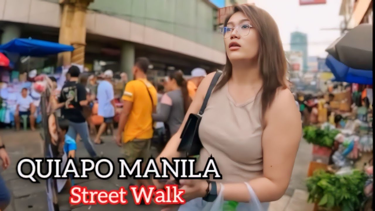 Walking Down The Busy Streets of Quiapo Manila Philippines. - YouTube