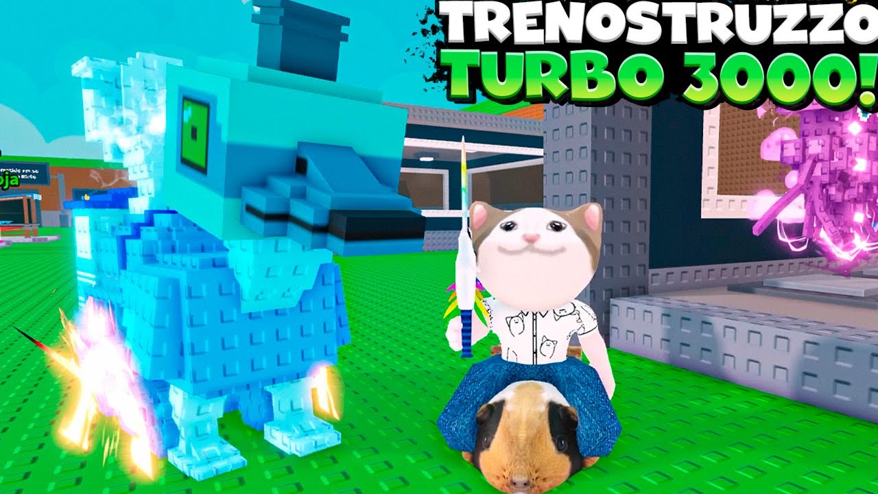 GATINHO CONSEGUIU O NOVO TRENOSTRUZZO TURBO 3000 COM A SORTE INFINITA DE ADM NO ROUBE UM ...