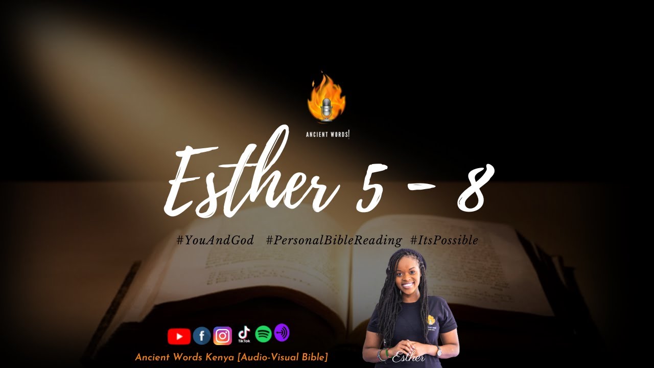 ESTHER Chapters 5 - 8 | Audio-Visual Bible - YouTube