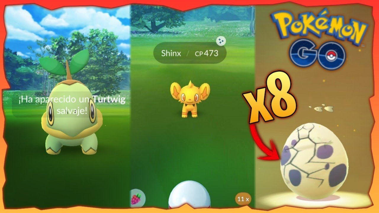 CAPTURAS de 4a GEN & NUEVO SHINY DISPONIBLE !! ABRIENDO 8x HUEVOS DE ...