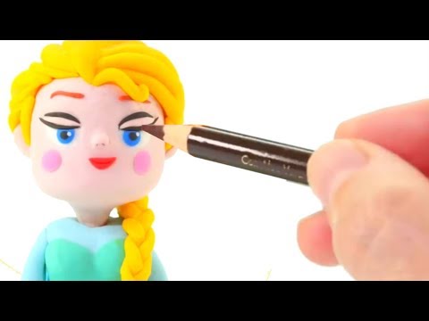 FROZEN ELSA NEW MAKE UP ❤ Superhero Babies, Hulk & Frozen Play Doh Cartoons