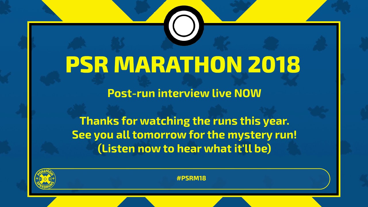 PSR Marathon 2018 Post-Marathon Interview by Keizaron and werster - YouTube