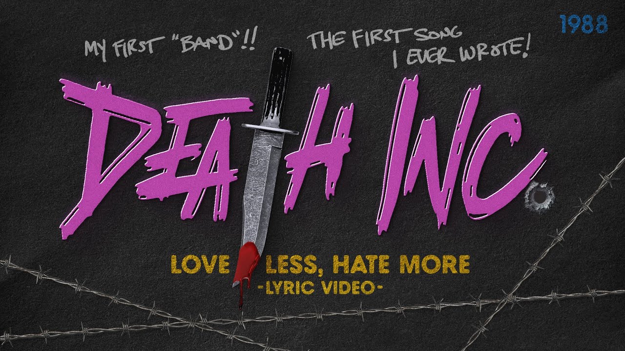 Death Inc. - Love Less, Hate More (1988) Lyric Video - Derek Grant's ...