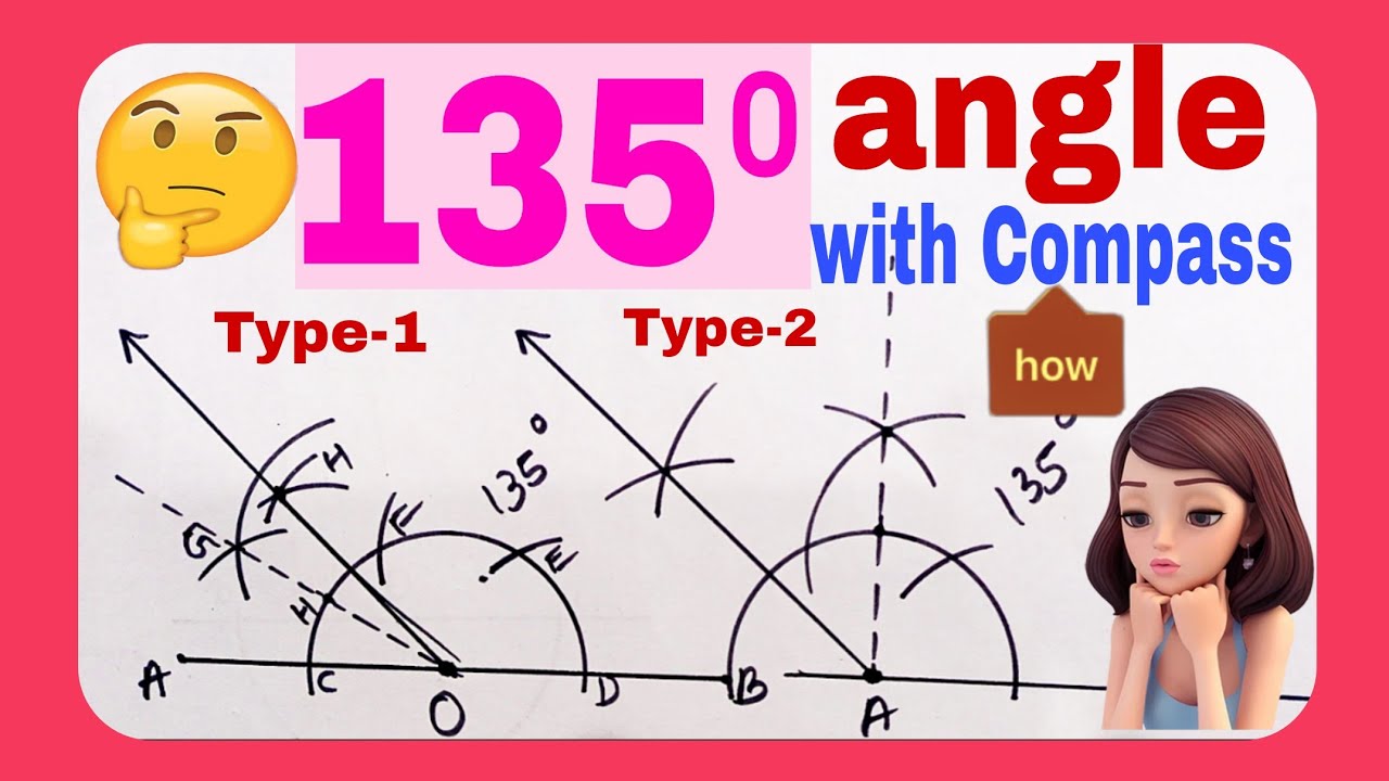 135 Angle With Compass How To Draw 135 Degree Angle YouTube 135-angle-with-compass-how-to-draw-135-degree-angle-youtube