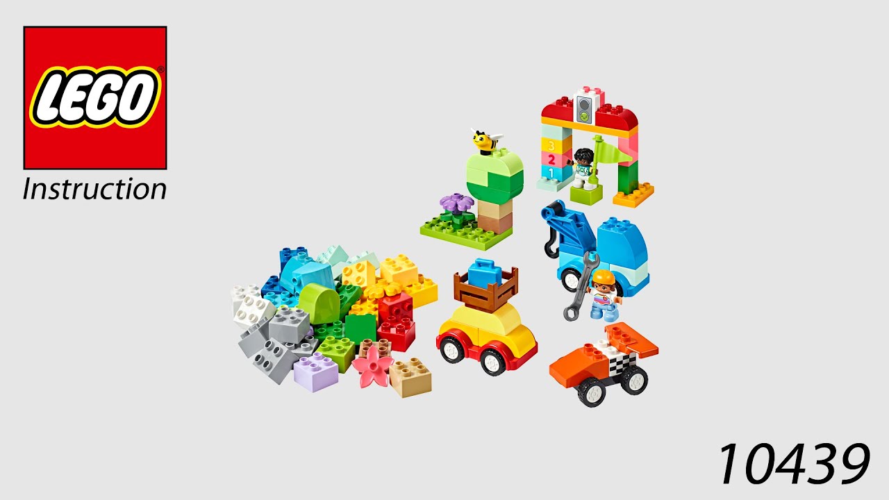 LEGO Instruction - DUPLO - 10439 - Cars and Trucks Brick Box - YouTube