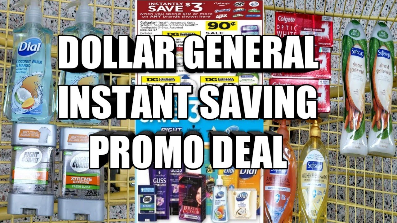 DOLLAR GENERAL INSTANT SAVING DEAL - YouTube