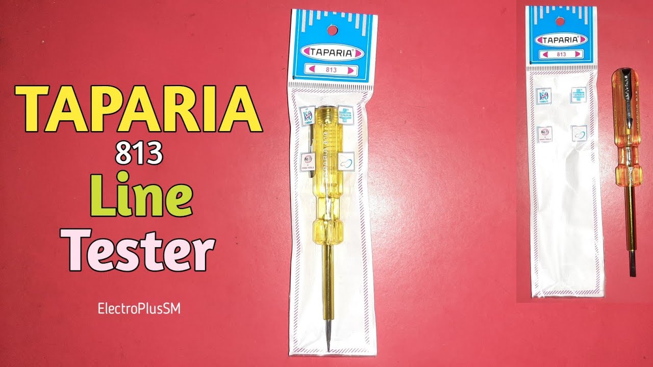 Taparia 813 Line Tester mini review - YouTube