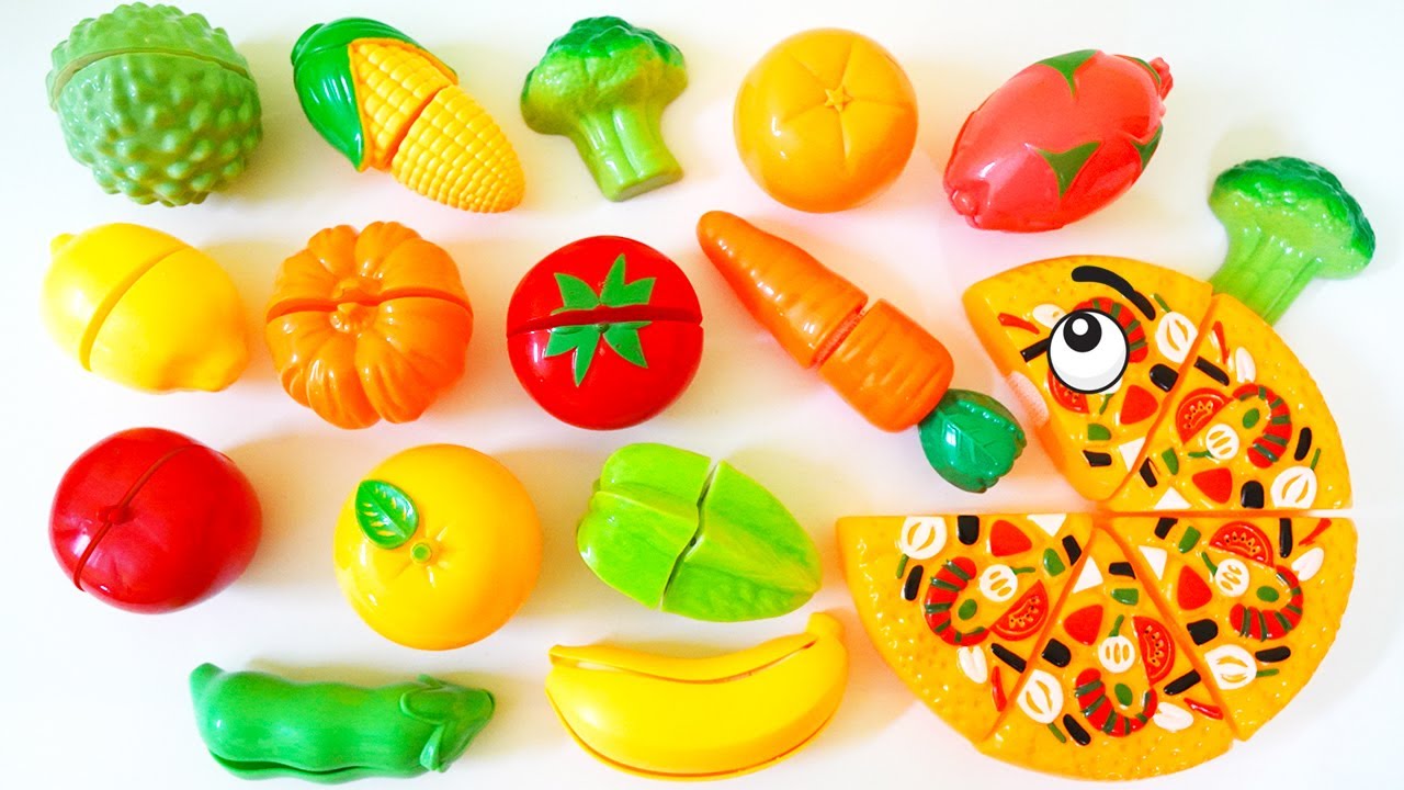 Satisfying Video | Haha Funny Tomato Orange Fight For Pizza Cut Fruit ...