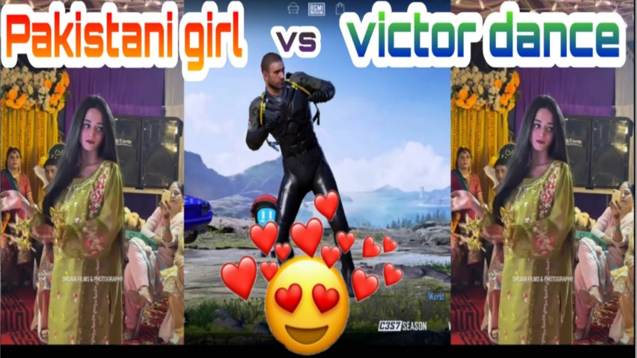 Pakistani viral girl dance vs victor dance mera dil ye pukary aaja 😂 ...