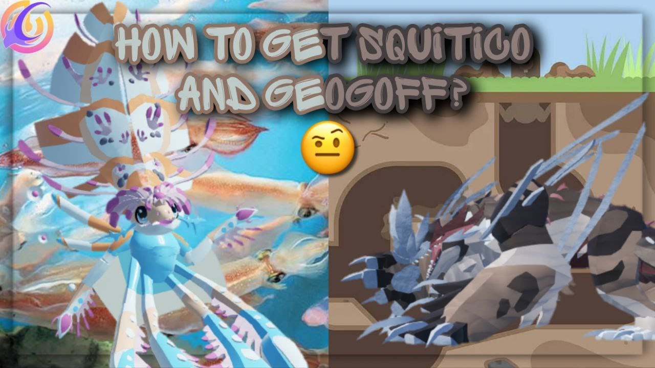 How to get Squitico and Geogoff? 🤔 Creatures of Sonaria - YouTube