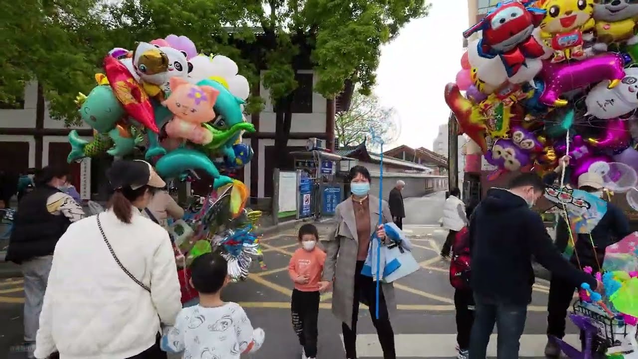 | 4K | Walk首义广场步行至紫阳公园赏沿街风景 |Shouyi block square to ziyang park on foot ...